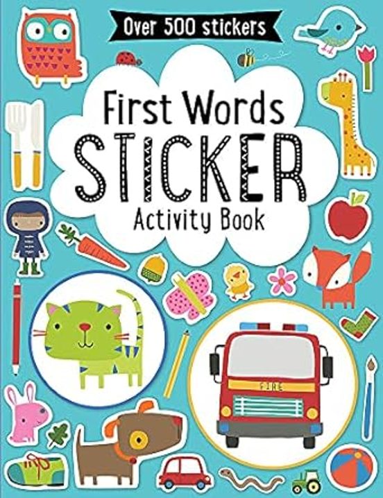 FIRST WORDS STICKER ACTIVITY BOOK – Internacional Libros . Regalos