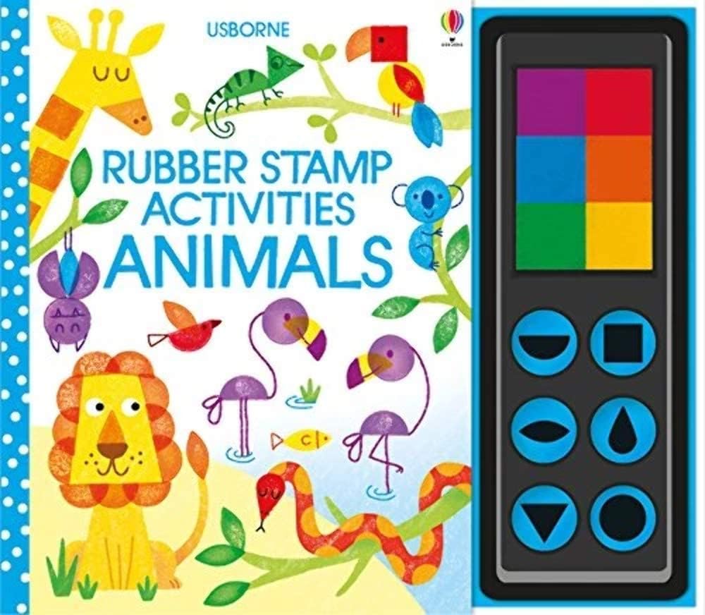 RUBBER STAMP ACTIVITIES ANIMALS – Internacional Libros . Regalos